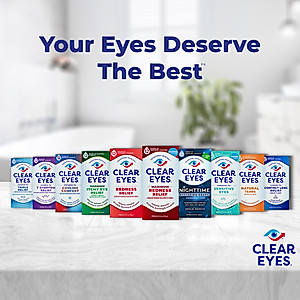 Clear Eyes Cooling Comfort Relief Eye Drops, 0.5 Fl Oz