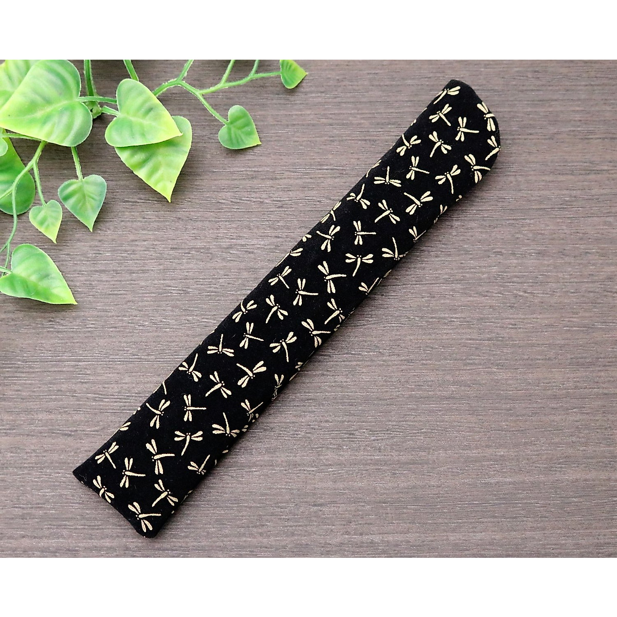 Matsumi Craft Fan Holder, 9.3 inches (23.5 cm), Inden Style Family Crest