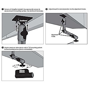 Arkon Camera Wall Mount for CCTV POV Camcorders Cameras