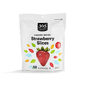 365 by Whole Foods Market, Freeze Dried Strawberry Slices, 1.2 Ounce