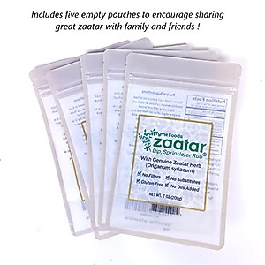 Zaatar Bulk & Share Size by Tyme Foods (2.2 LB/ 1 KG) - Organic, Filler-Free, Gluten-Free Zaatar Spice Blend