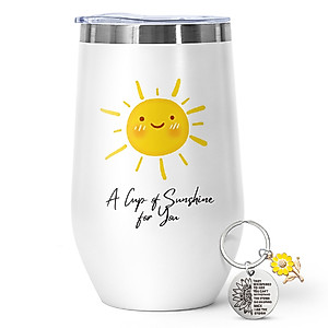 Get Well Soon Gifts for Women - 16oz Insulated Tumbler with Lid and Keychain, Self-Care Presents for Her Mom Grandma Daughter Sister Friend, Inspirational Gifts for Birthday Mothers Day Christmas