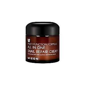 MIZON All in One Snail Repair Cream and Snail Repair Intensive Ampoule Korean Skincare Set