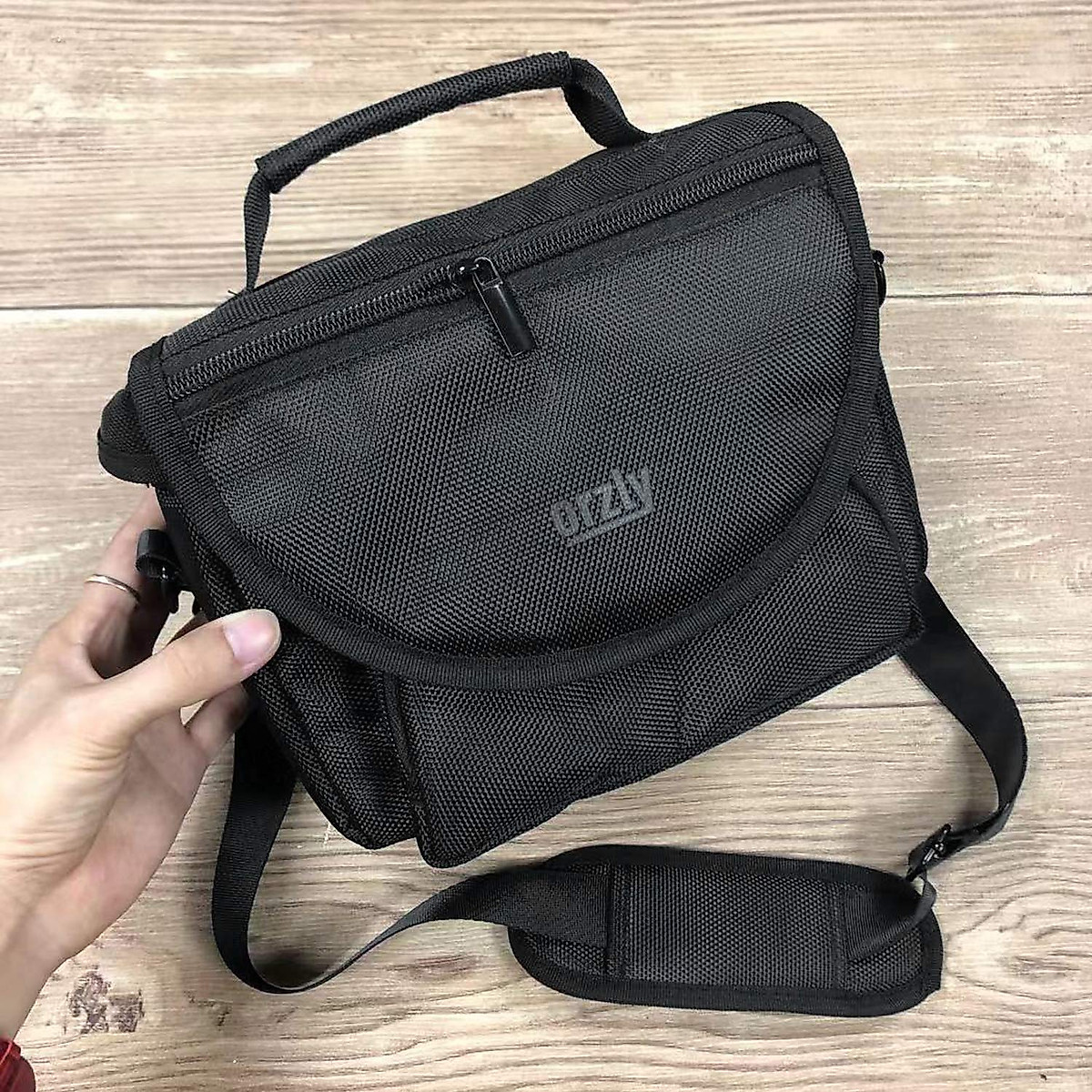 Orzly Carry Bag for Google Stadia - Multiplayer Pro-Travel Case - Features Storage Compartments & Pockets - Plus Handle & Strap for Portability - Fits Two Stadia Controllers, Chromecast & Cables etc