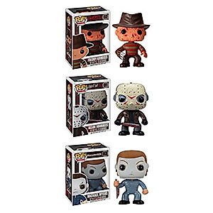 Funko Horror Classics Pop! Movies Collectors Set: Freddy Krueger, Jason Voorhees, Michael Myers Action Figure