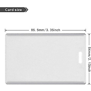 20pcs/lot RFID T5577 Thick Smart Card Writable Rewritable Proximity Clamshell Card for Access Control systems (20)