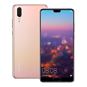 Huawei P20 EML-L29 128GB 4GB RAM, Dual SIM LTE, 5.8", Full HD+ Display -Dual Camera 20 MP +12 MP, GSM Unlocked International Model, No Warranty (Pink)