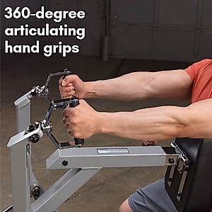 Body-Solid Pro Clubline (LVSR) Leverage Seated Row Machine - Unilateral Dual-Axis, Adjustable Gas-Assisted Chest Support, 360-Degree Grips