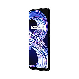 Realme 8 4G Dual SIM 128GB ROM + 6GB RAM (GSM Only | No CDMA) Factory Unlocked 4G/LTE Smartphone (Cyber Black)-International Version
