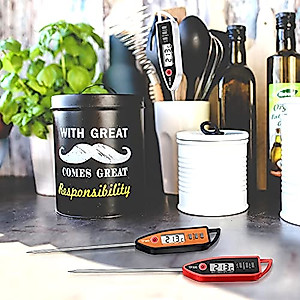 6 Pieces Digital Thermometer Candy Thermometer Digital Water Thermometer Immediate Read Meat Thermometer for Kitchen Cooking Food