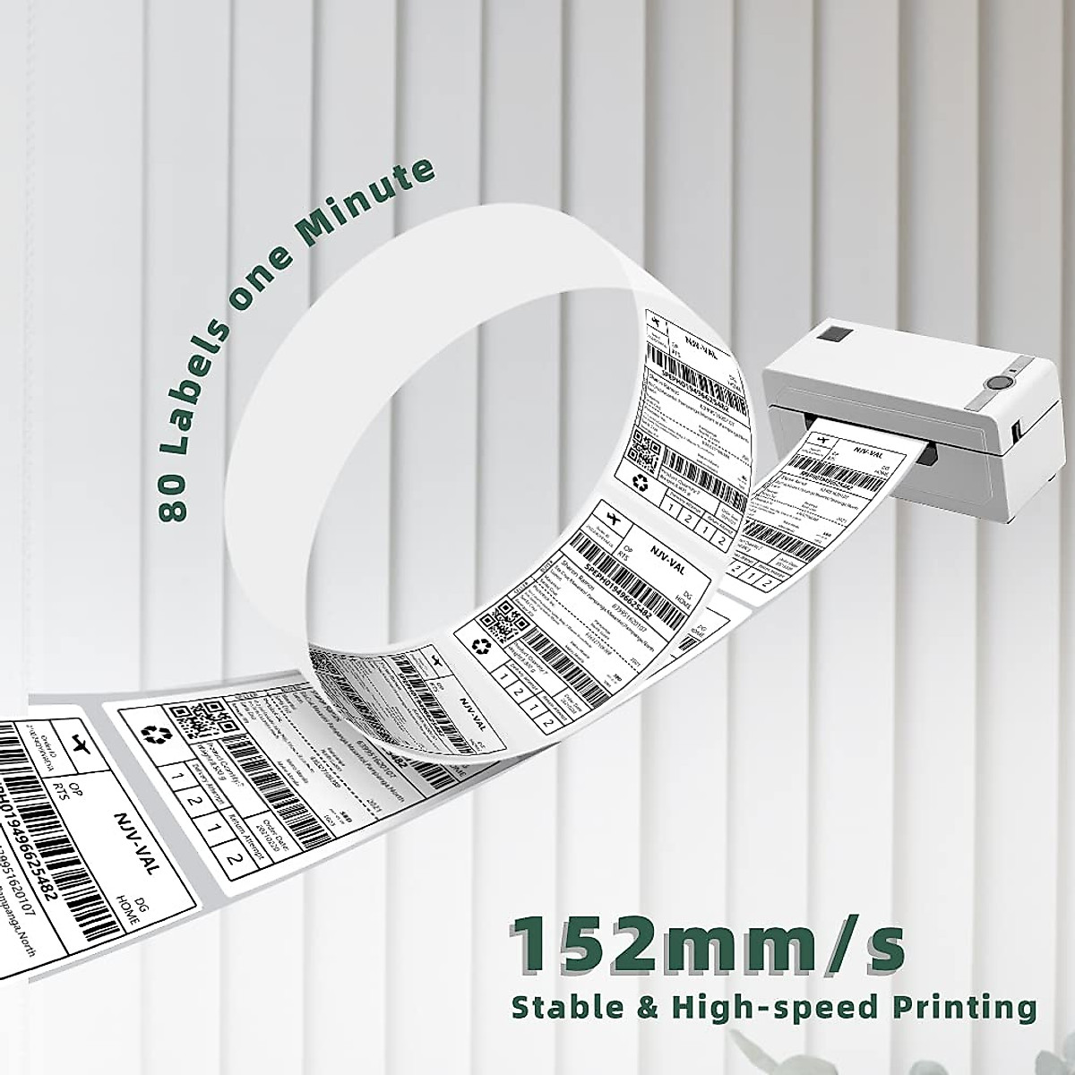 High-Speed 4x6 Thermal Label Printer for Shipping & Barcodes