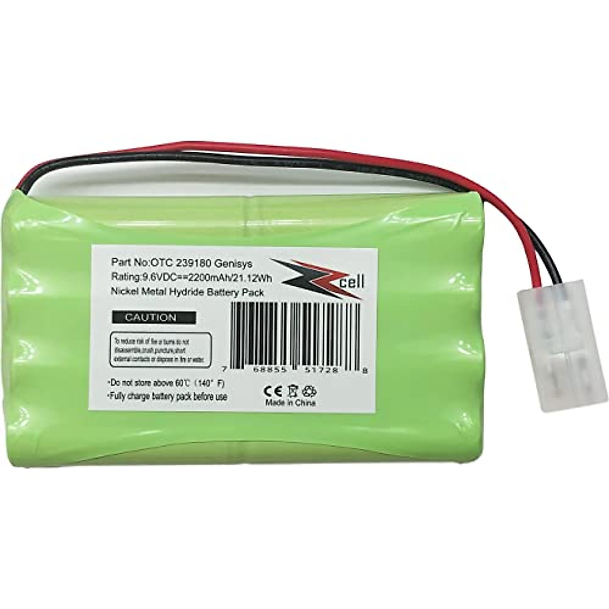 ZZcell® High Capacity Battery Replacement for OTC 239180 Genisys and EVO Scanner Diagnostic Tool 2200mAh