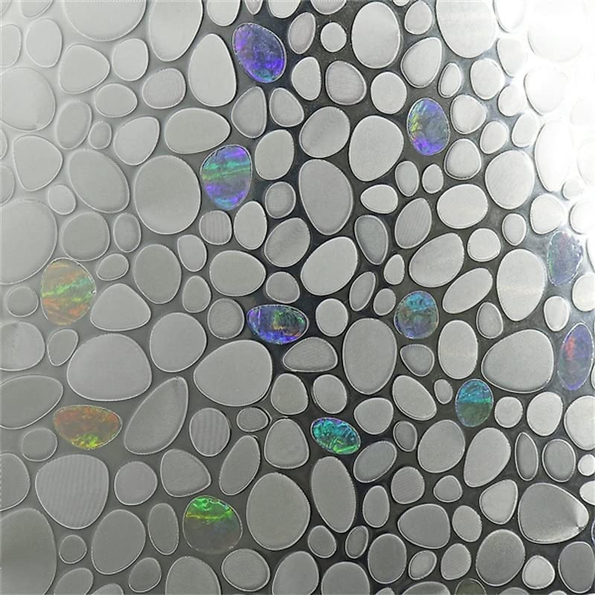 XENITE Window Privacy Film Translucent Cobblestone Frosted Window Privacy Film Self Adhesive Glass Stickers one Way Window Film Window (Color : Transparent, Size : 45x100cm)