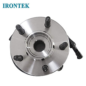 IRONTEK 515003 Front Wheel Bearing and Hub Assembly for Ford 1995-2001 Explorer, 2001-2005 Explorer Sport Trac, 2001-2009 Ranger, for Mazda 2001-2002 B3000, 2001-2009 B4000 5 Lug 4WD w/ABS