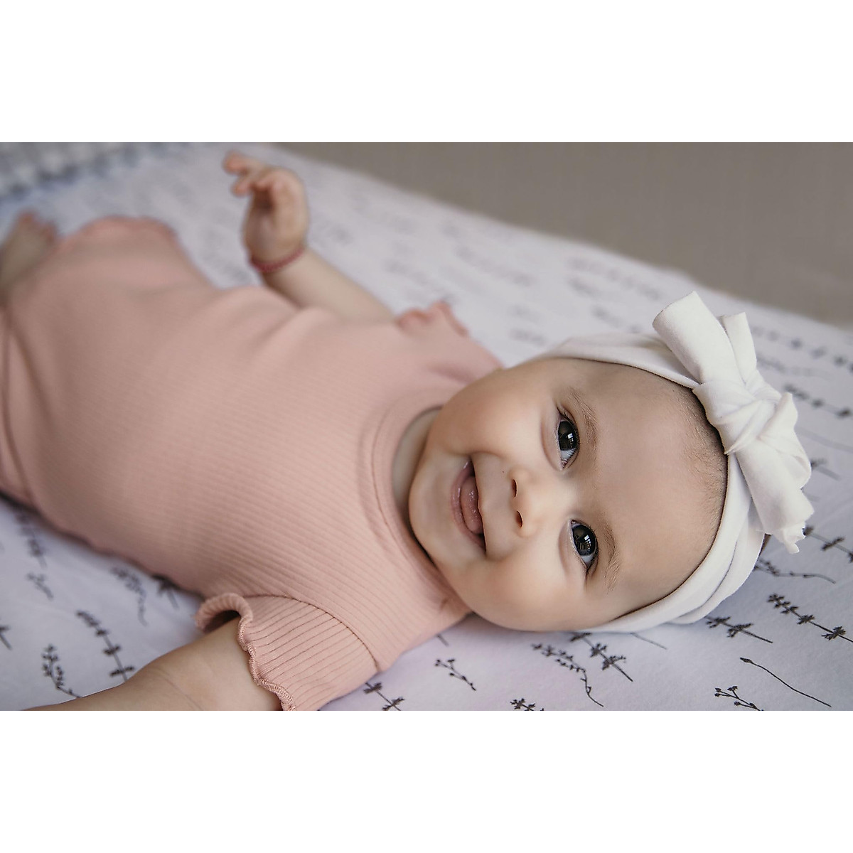 Changing Pad Cover 2 Pack - Baby Changing Pad Cover with 100% Jersey Cotton - Changing Pad Covers for Girls and Boys, Newborn Essentials (Forest Grey Leaf & Floral)