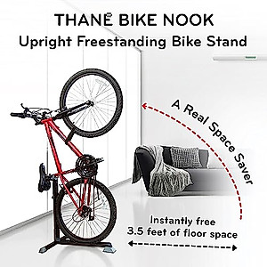 "Bike Nook Vertical Bike Stand & Rack - Freestanding, Upright Floor Stand for Indoor Bike Storage - Garages & Apartment"