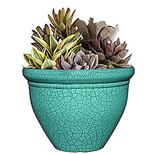 Classic Home and Garden 7" Snap-Crackle-Pot - Teal