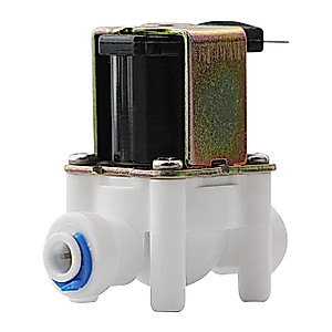 DIGITEN Water Flow Control LCD Display+G1/4" Flow Sensor Meter+12V G1/4" Solenoid Valve 0.02-0.8Mpa