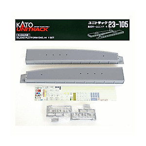 Kato 23-105 N Scale Island Platform End #4 (w pc. set) UniTrack