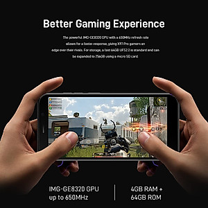 DOOGEE X97 Pro Android 12 Smartphone, 4GB+64GBUnlocked Cell Phone, 12MP Camera+5MP Camera, 6.0" HD+ Screen 4200mAh Battery Dual SIM GSM Unlocked Phone NFC GPS Face ID FM US Version, Blue