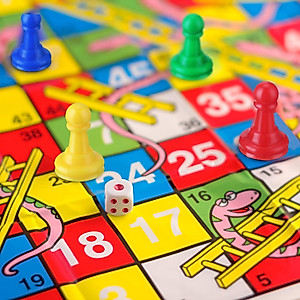 Shappy 32 Pieces Board Game Pieces Multicolor Plastic Pawn Game Pieces for Board Games Chess Pieces Tabletop Markers 1 Inch