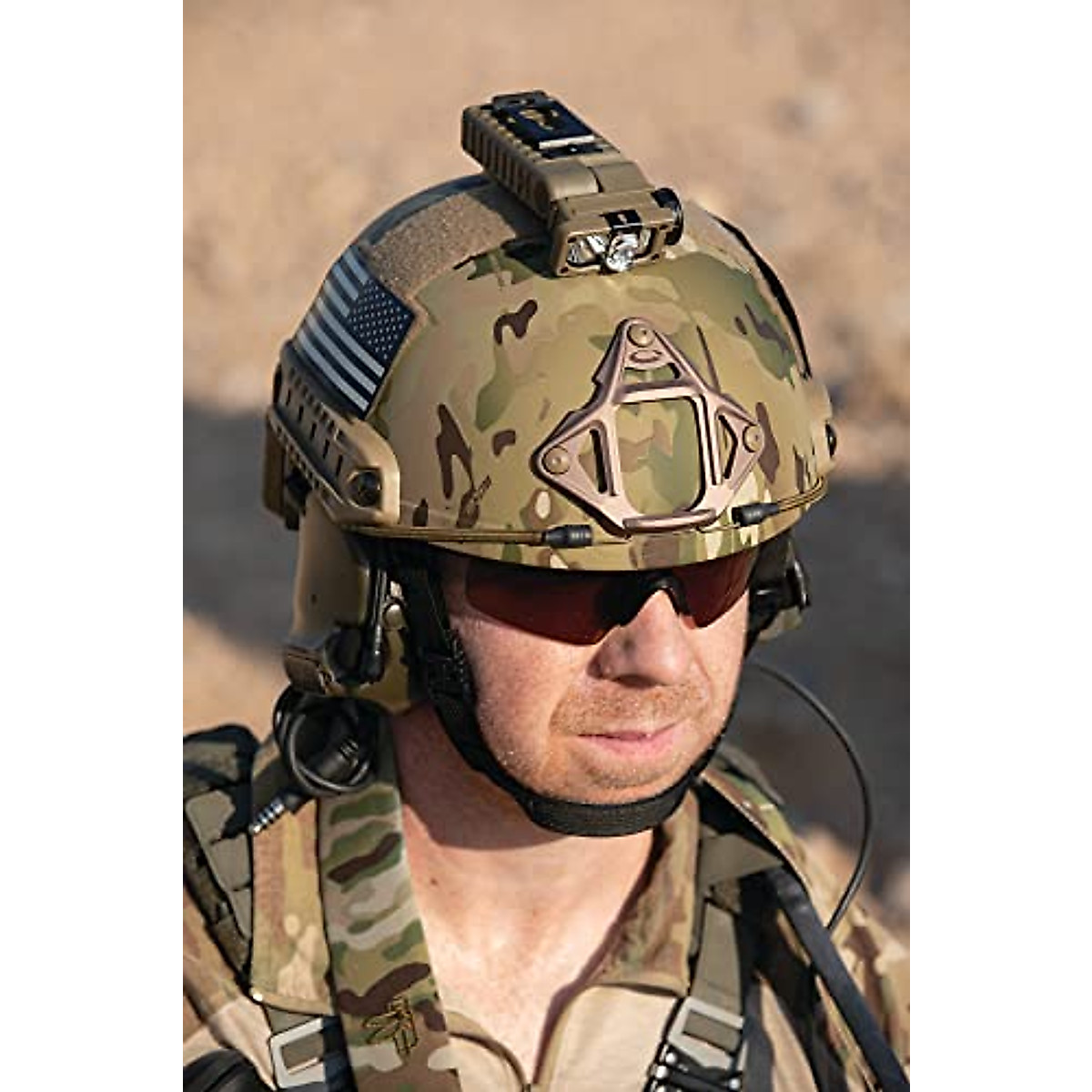 Streamlight 14032 Sidewinder 55-Lumen Military Tactical Flashlight with Articulating Head and Batteries, Coyote