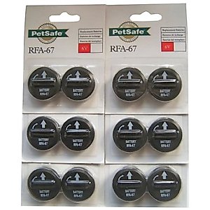 Pet Safe RFA-67D 6-Volt Battery, Economy, 12 Batteries, Pack of 6.