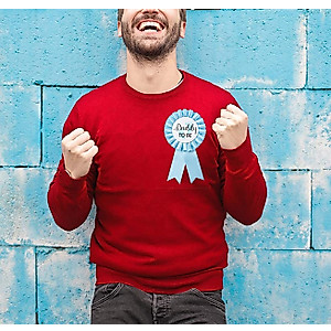 Yoinnt Sash and Badge for Boy - 'Mommy to Be' Sash and 'Daddy to Be' Pin Set, Decorations Sash, Ideal Gift for Gender Reveal/baby shower