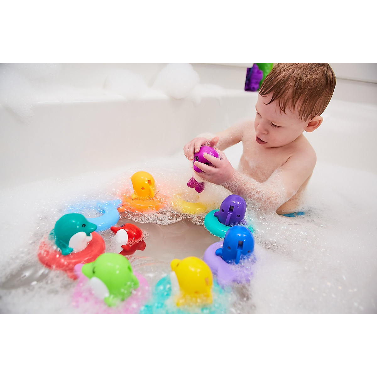 Tomy Do Rae Mi Dolphins Bath Toy