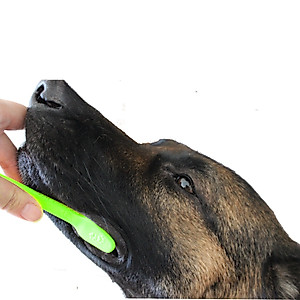 Jalousie 12 Pack Dog Dog Toothbrush Teeth Tooth Brush 6 Silicone Finger Brush and 6 Dual Headed Cleaning Brushes for Dental Care Dental Health