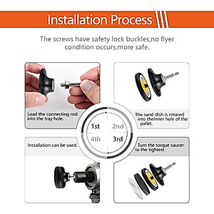 Tshya 133 Pack 3 Inch Sanding Discs for Drill Polishing Die Grinder Attachment Variety Kit with 5/16" and 1/4" Shanks Sanding Pads Includes 36-3000 Grit