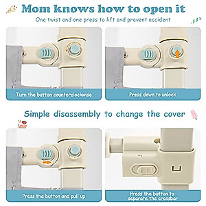 BABY JOY Bed Rail for Toddlers, 69’’ Extra Long, Height Adjustable & Foldable Baby Bed Rail Guard w/Breathable Mesh & Double Safety Child Lock for Kids Twin Double Full Size Queen King Mattress, Gray