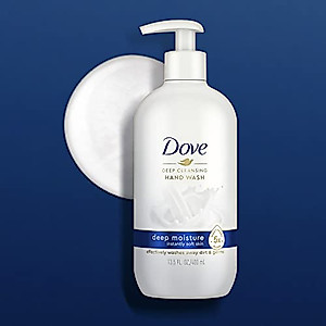 Dove Deep Moisture Hand Wash For Clean & Softer Hands Cleanser That Washes Away Dirt and Germs 13.5 oz