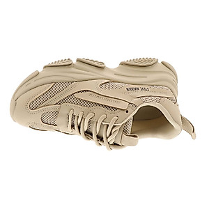 Steven Madden Women's Possesion Sneaker, TAN, 9