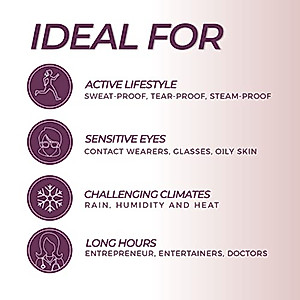 Blinc Amplified Tubing Mascara, Ultra-Longwearing Washable Mascara, Soft-Glam Volumizing, Lengthening and Defining Mascara, Gluten-Free and Cruelty-Free, Dark Brown, 9mL / 0.30 Fl. OZ