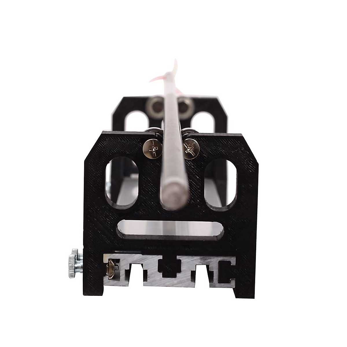 SOPOGER Archery Arrow Spinner Tester Arrow Squaring Tool Straightness Tester Inspector Carbon Arrow Shaft Spinner Balance Check Accessories (Black)