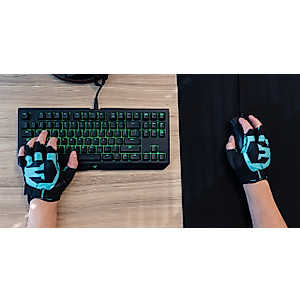 Ironclad Immortals PC Gaming Gloves, Precision Fit, Performance Grip, Machine Washable, (1 Pair), Size L (ES-IM-04-L)