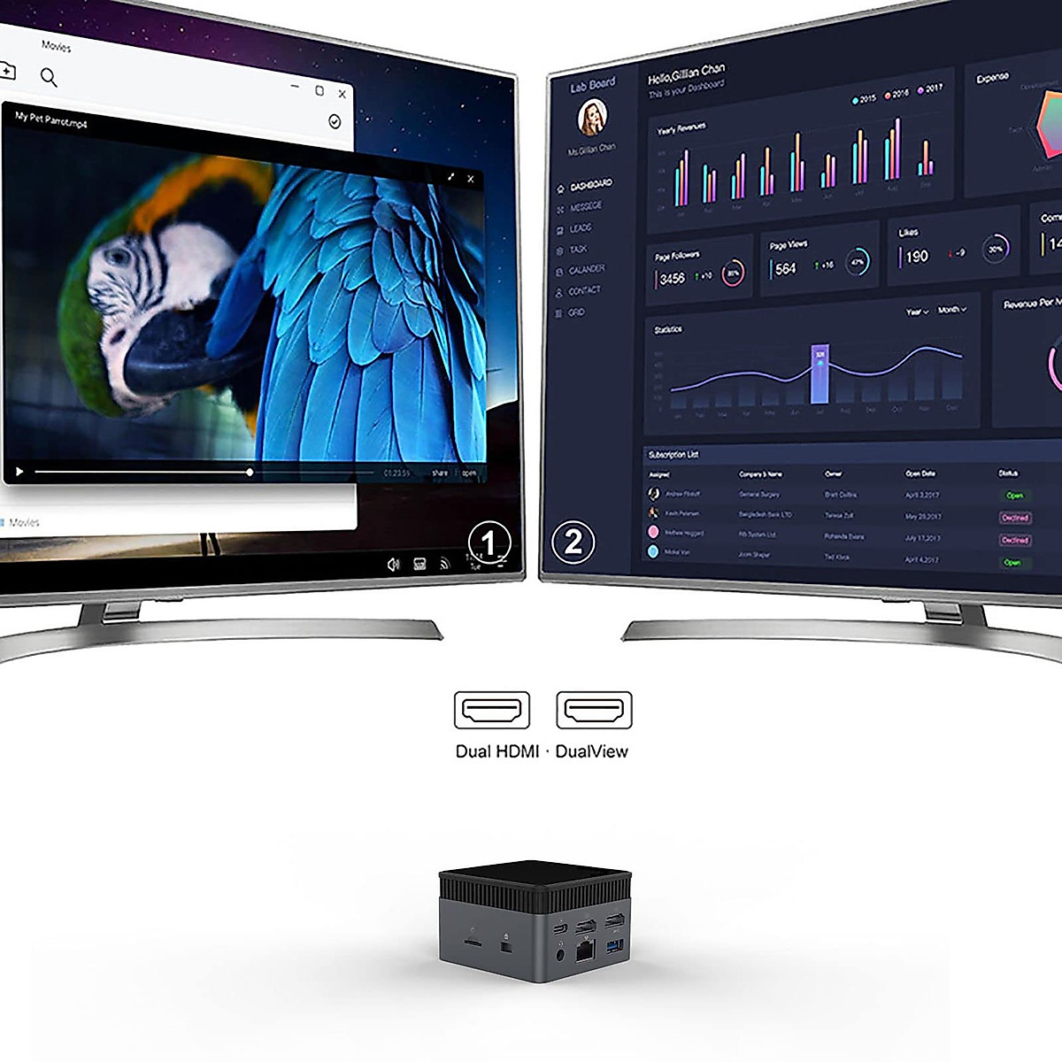 Minicomputer M.2 SSD Nvme 2242 USB3.0 LAN Stable Data Transfer Quad Core 4K Home Notebook 8G+128G US Plug