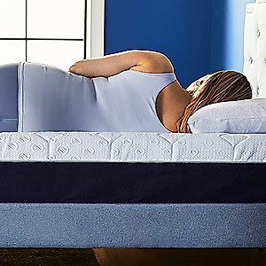 Sleep Innovations Ellis 12 Inch Advanced Cooling Gel Plus Memory Foam Mattress with Dual Cool Cover, Full Size, Bed in a Box, Medium Support