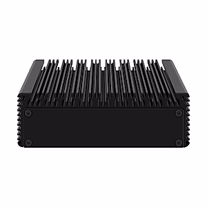HUNSN Micro Firewall Appliance, Mini PC, OPNsense, VPN, Router PC, Intel Celeron N4000, RJ12, AES-NI, 2 x Intel 2.5GbE I226-V LAN, RST, HDMI, 2 x USB3.0, 4G RAM, 128G SSD