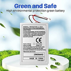PS5 Controller Battery, [2800mAh] High Capacity Replacement New 0 Cycle Li-ion Battery for Sony Playstation 5 Dualsense Controller CFI-ZCT1 W B U Replace PS5 LIP1708 Battery Pack with Tool Kit