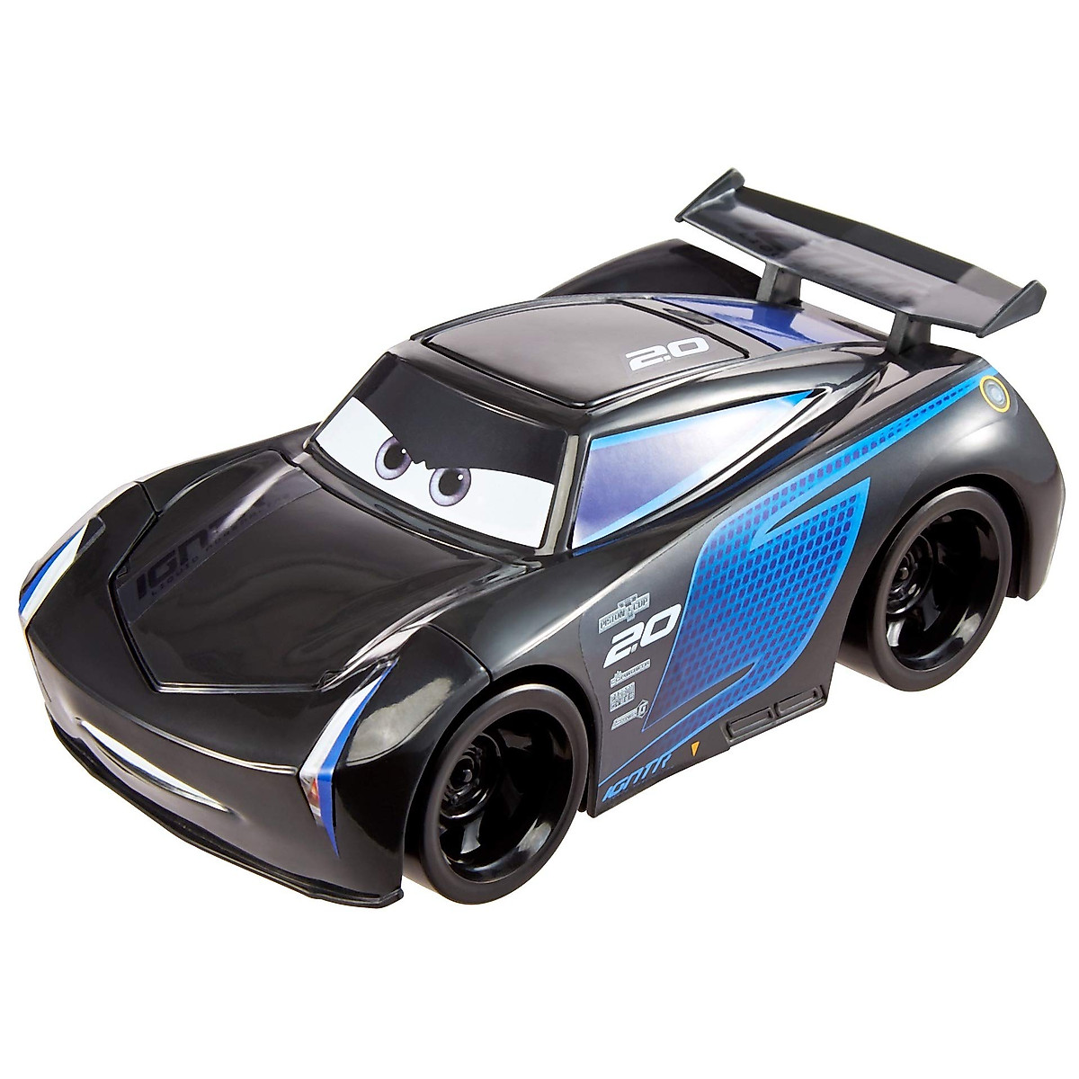 Disney Cars Toys Track Talkers Jackson Storm, 6-in, Authentic Favorite Movie Character Sound Effects Vehicle, Fun Gift for Kids Aged 3 Years and Older