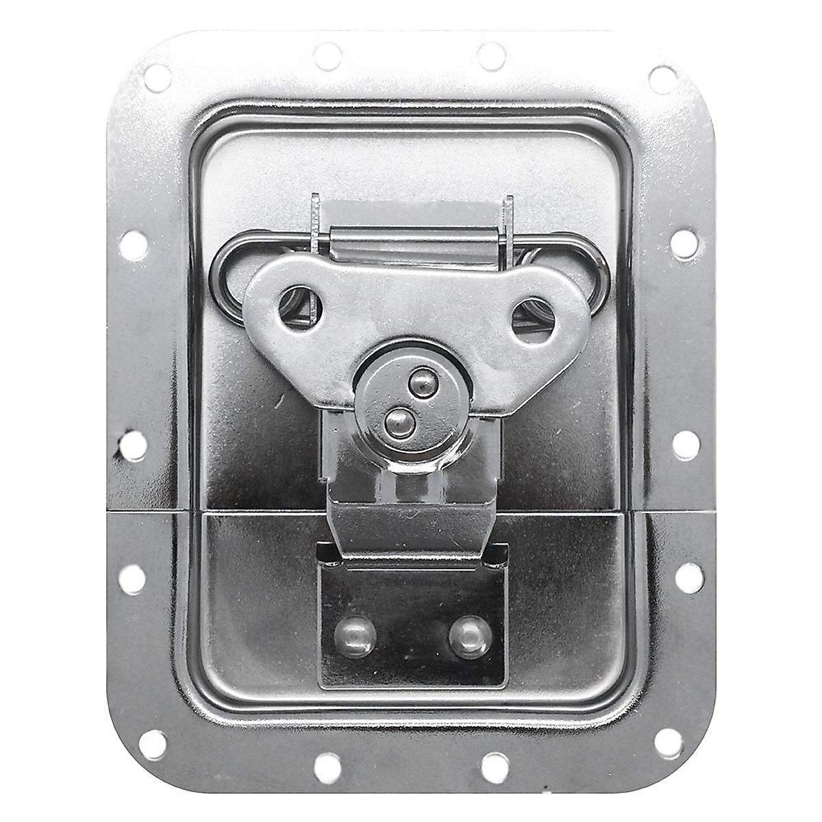 Seismic Audio - SARHW47 - Large Recessed Spring Loaded Butterfly Latch for Rack Road Case Stainless