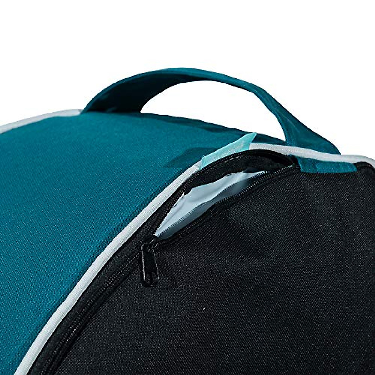 QILLOWAY Indoor/Outdoor Inflatable Stool,Round Ottoman,All Weather Foot Rest for Kids or Adults, Camping or Home (Peacock Blue)