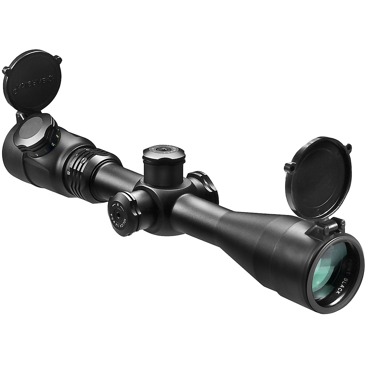 BARSKA Point Black Side Parallax Riflescope (Black Matte, 4-16x40 IR)