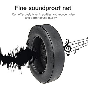 Replacement Ear Pads for Razer Kraken 7.1 V2 Headphones, Ancable Replacement Lambskin Memory Foam Gaming Headphone Oval Ear Cushion Earmuff Kit Pad Cover for Razer Kraken Pro V2, Kraken 7.1 V2, Black