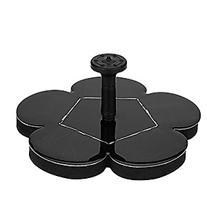 n/a Solar Fountain Power Bird Bath Fountain Water Floating Small Pond Garden Patio Garden Decoration