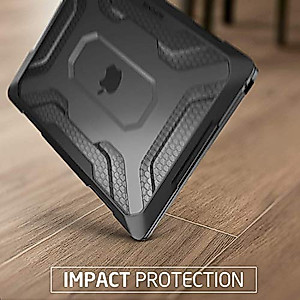 SUPCASE Unicorn Beetle Case for MacBook Pro 13 Inch (2022-2016) M2/M1 A2338 A2251 A2289 A1706 A1708 A1989 A2159, Slim Rubberized TPU Bumper Cover with Touch Bar and Touch ID (Black)