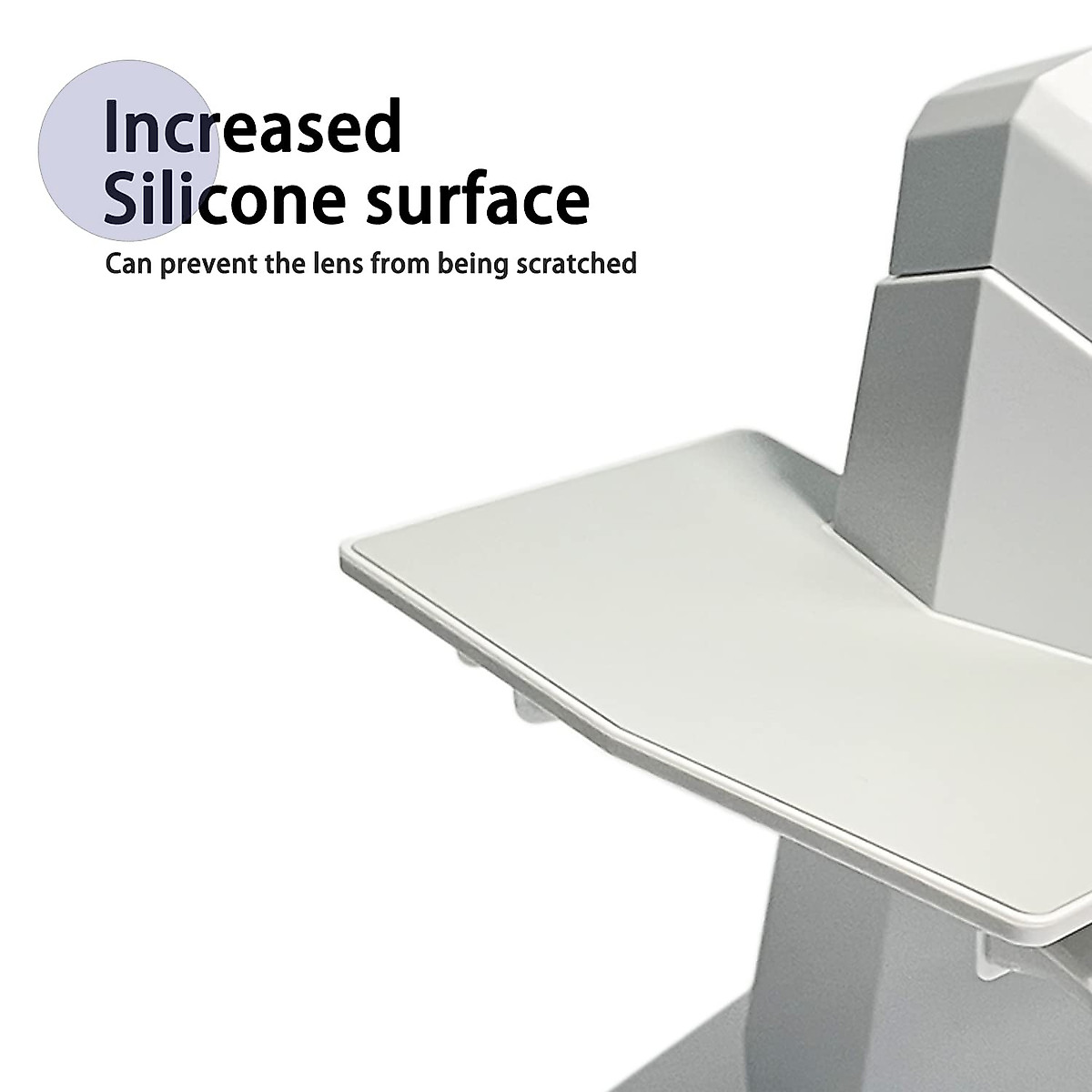 VR Stand Accessories for Oculus Quest 2/Rift S/Valve Index/HP Reverb G2 VR Headset and Touch Controllers (White)