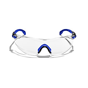 OPTIFENSE™ VS3 Anti Fog, Premium CLEAR/TINTED Safety Glasses, ANSI Z87+(Blue Frame, Clear Lens)